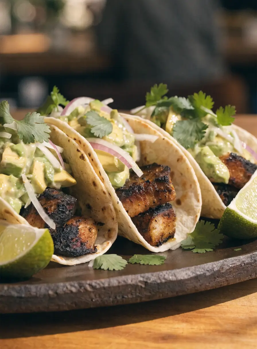 Cajun Grilled Fish Tacos with Avocado Slaw (Easy 30-Minute Fish Taco ...